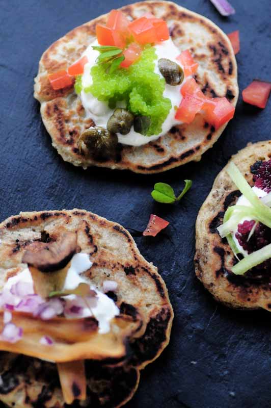 blinis med lækker topping – godt nytår! – Kirstenskaarup.dk